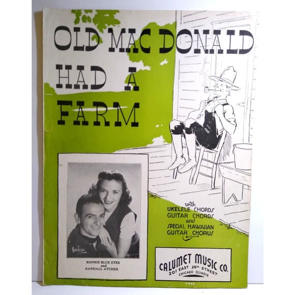 The Unbranded Brand | Accents | Old Mac Donald Had A Farm Sheet Music ...